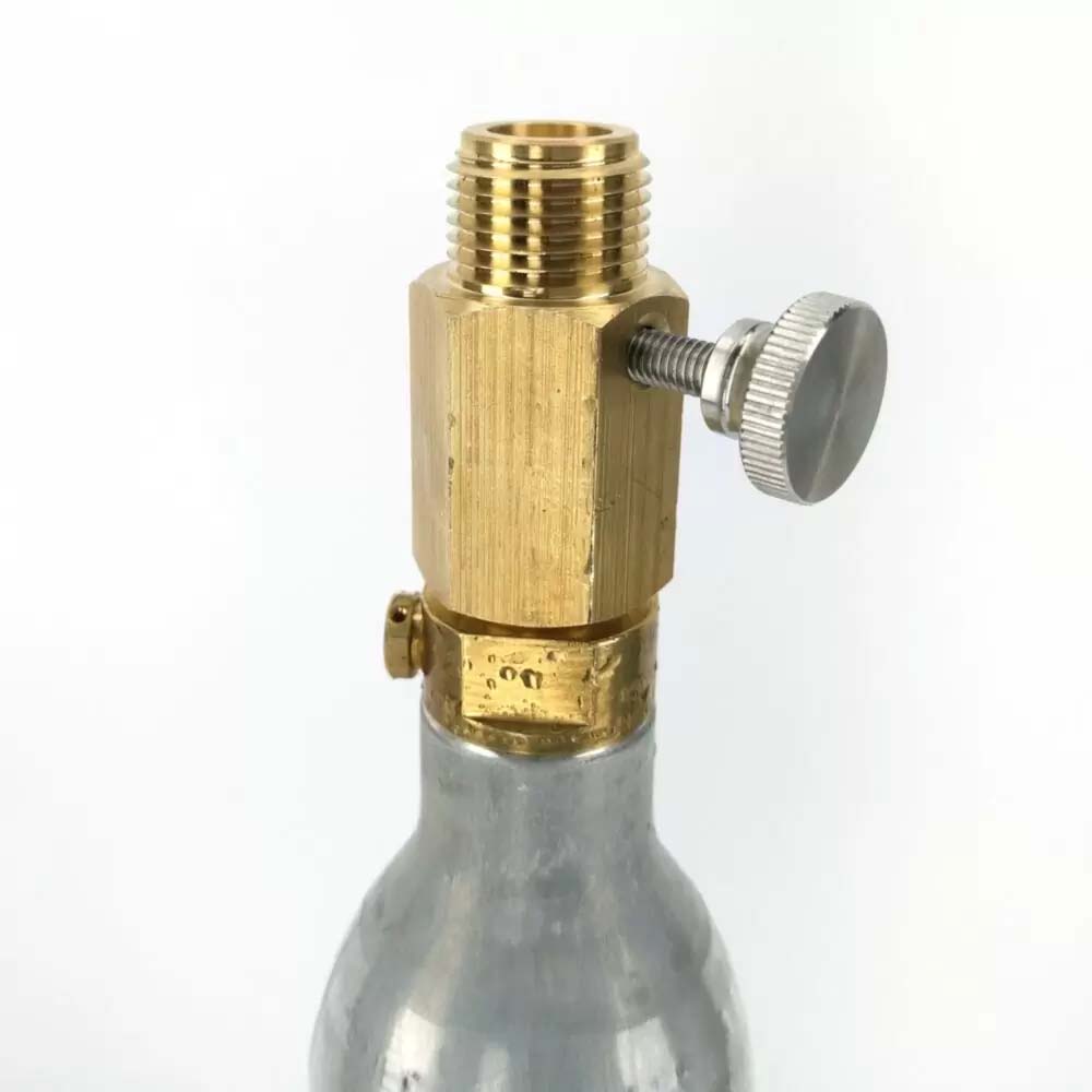Beer kegs and CO2 - Deluxe Sodastream Cylinder Adapter (with pin ...