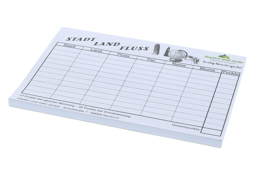 City-Country-River DIN A6 with glue binding - buy cheap at Braumarkt