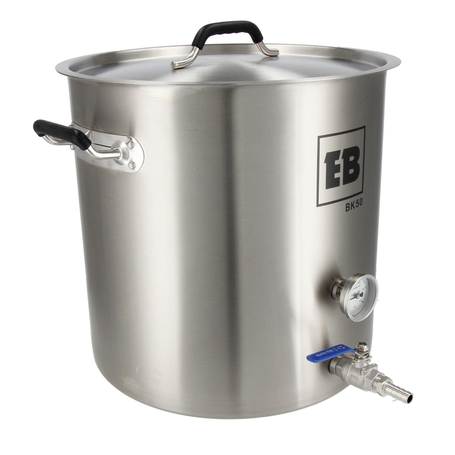 Brewing Kettles - Easybrew Brewkettle 50 liter with tap and thermometer ...