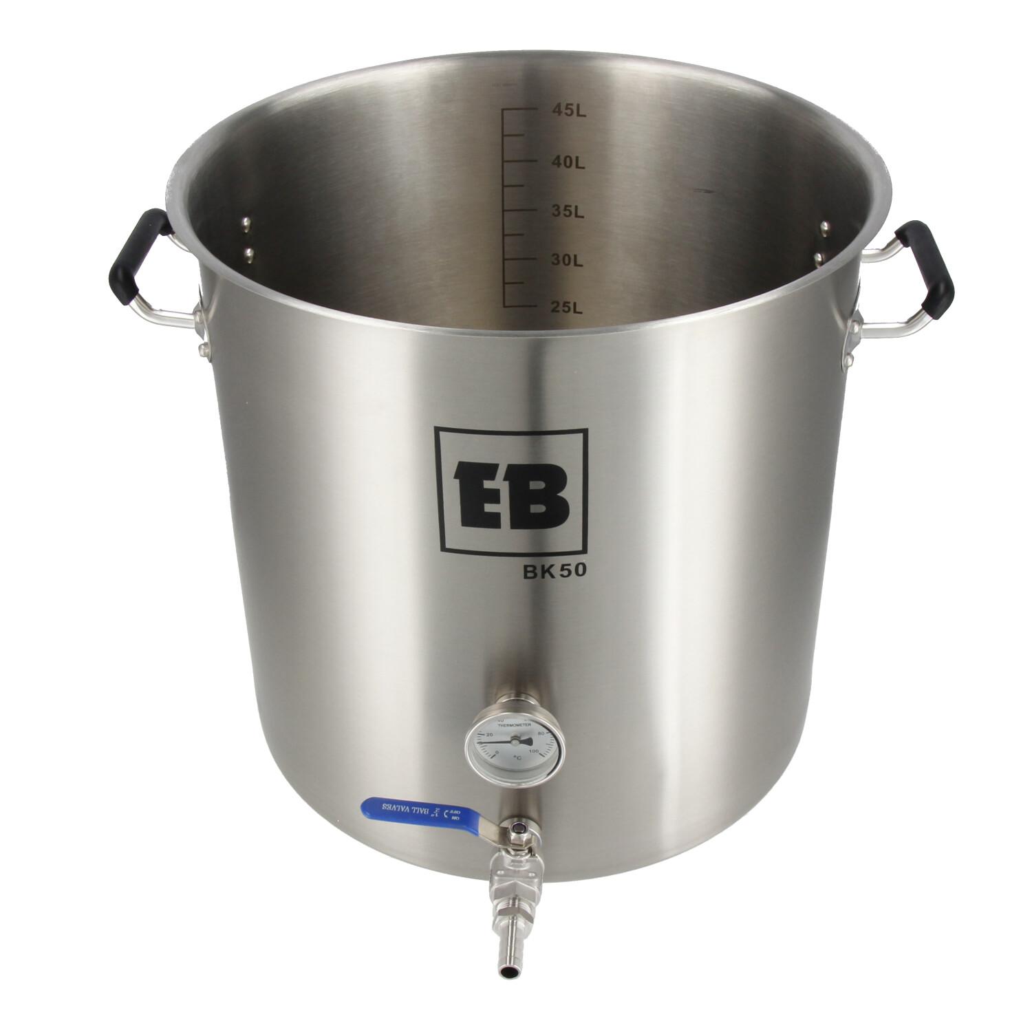 Brewing Kettles - Easybrew Brewkettle 50 liter with tap and thermometer ...