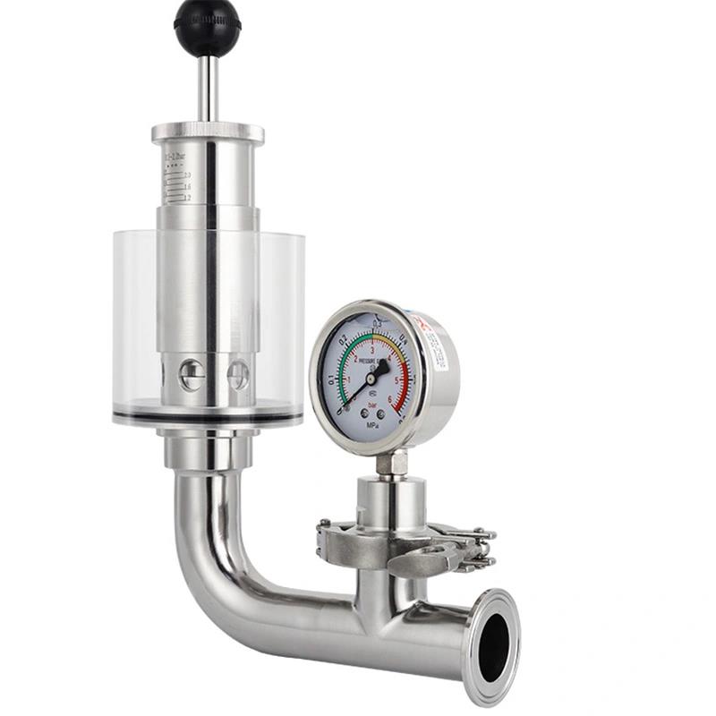Spunding Valve with Pressure Gauge 1.5" Tri Clamp - buy cheap at Braumarkt